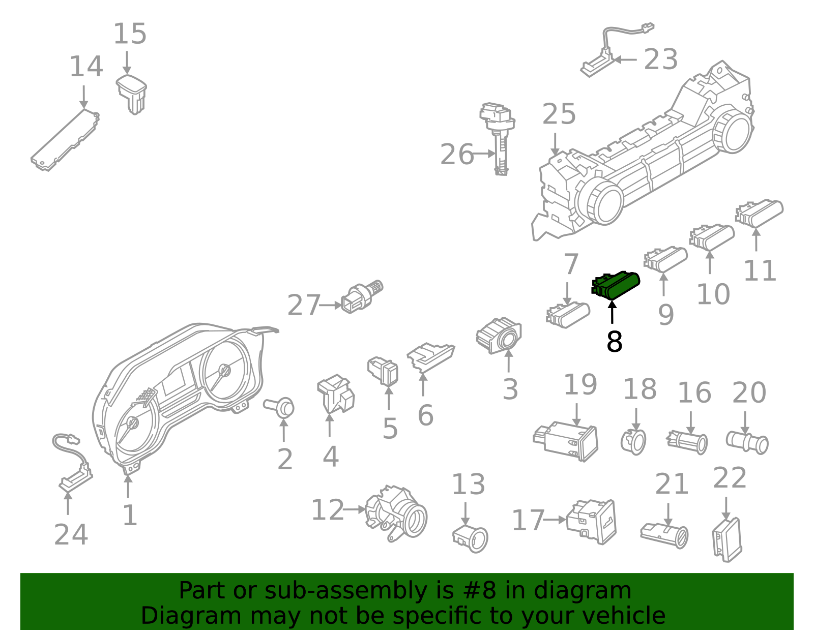 SW-8839 - Motorcraft™ Trailer Brake Control - 2021-2025 Ford | Eastgate ...