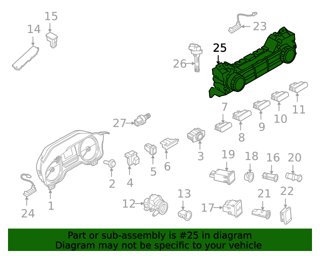 2021-2023 Ford F-150 HVAC Temperature Control Panel ML3Z-19980-R | OEM ...
