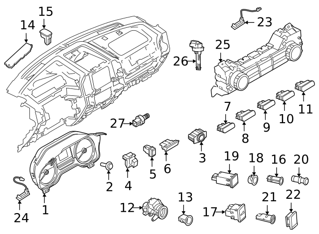 2021-2023 Ford F-150 Circuit Breaker ml3z14526aa | GetOEMParts.com