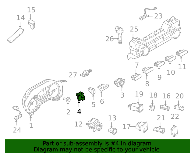 2021-2023 Ford Switch ML3Z-2B623-AA | OEM Parts Online
