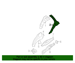 Genuine BMW 41-11-7-174-357 | Reinforced Panel | FREE Shipping on Most ...