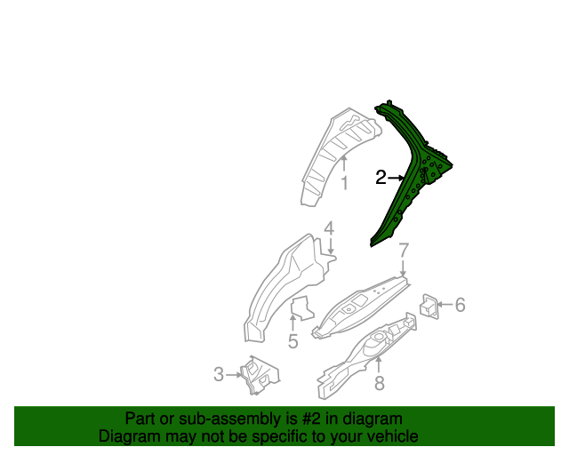 Genuine BMW 41-11-7-174-357 | Reinforced Panel | FREE Shipping on Most ...
