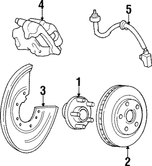 Anti-Lock Brakes for 1993 Lincoln Mark VIII | Genuine OEM Ford Parts ...