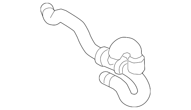2013-2014 Audi A8 Quattro Outlet Hose 4H0-121-082-R | Audi USA Parts