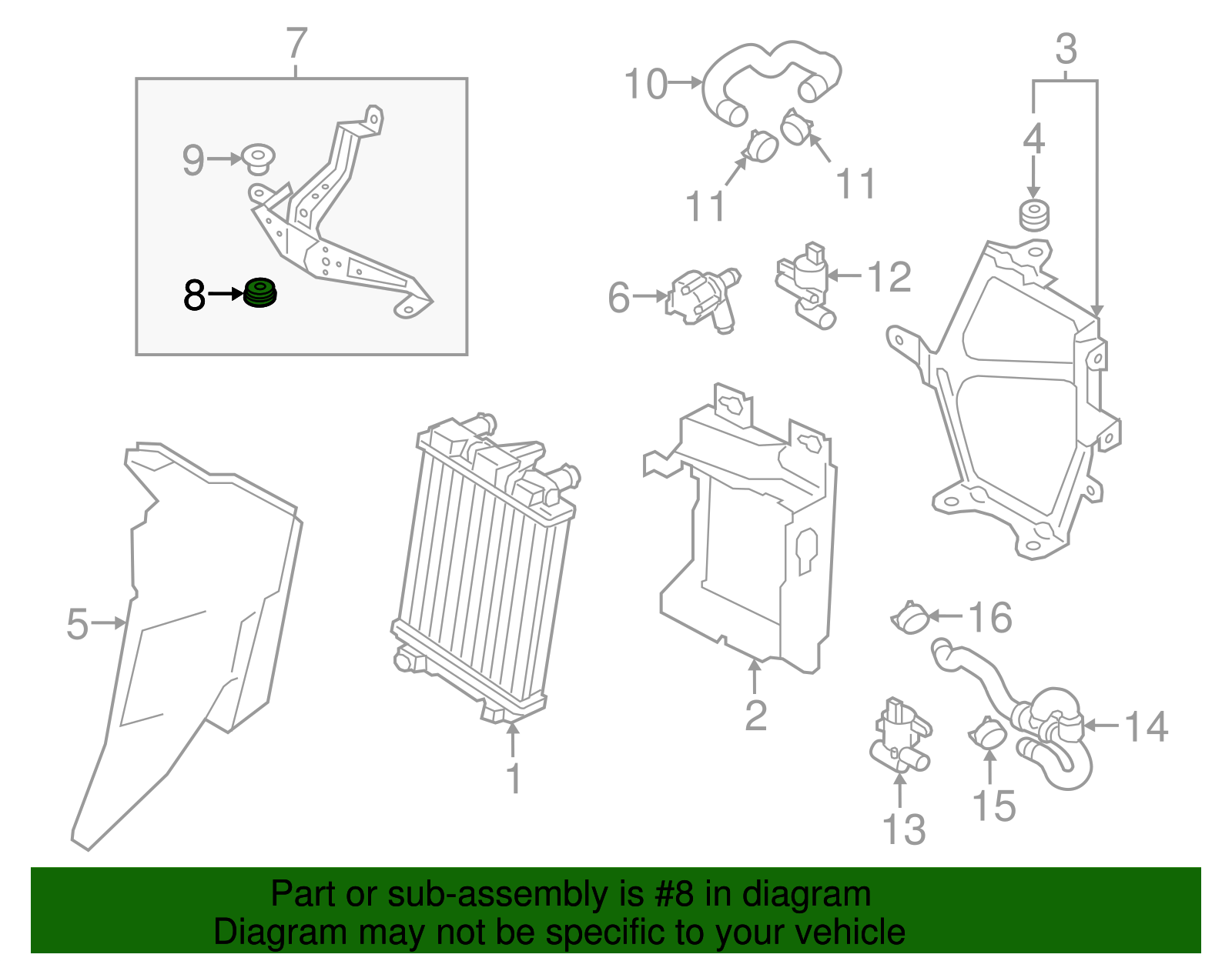 4F0-129-669-F - Air Cleaner Assembly Grommet 2011-2024 Audi | Audi OEM ...