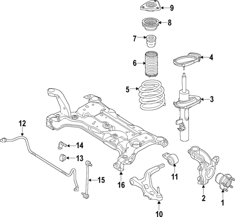 Front Suspension for 2021 Ford Transit Connect | OEM Parts Online