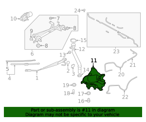 86631FL040 - OEM NEW 2018-2020 Subaru Crosstrek Forester Washer ...