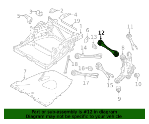 Genuine BMW 33-32-6-862-216 | Rear Upper Control Arm | FREE Shipping on ...