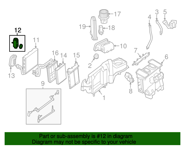 212-830-02-84 - Expansion Valve 2009-2021 Mercedes-Benz | Mercedes-Benz ...