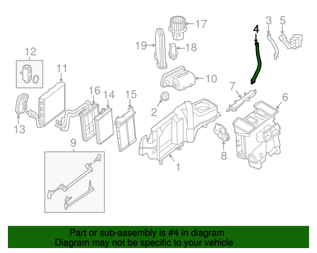 212-830-15-96 - Drain Hose 2010-2018 Mercedes-Benz | Mercedes-Benz USA ...