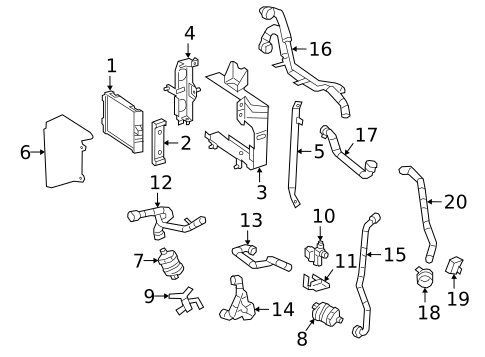 Radiator & Components for 2023 Mercedes-Benz G 550 | Mercedes-Benz USA ...
