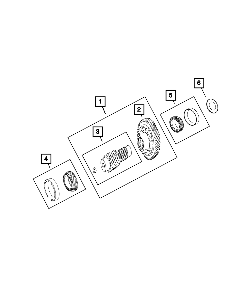 2012-2019 Fiat Pinion Shaft Shim 68146331AA | Canada Mopar® Estores