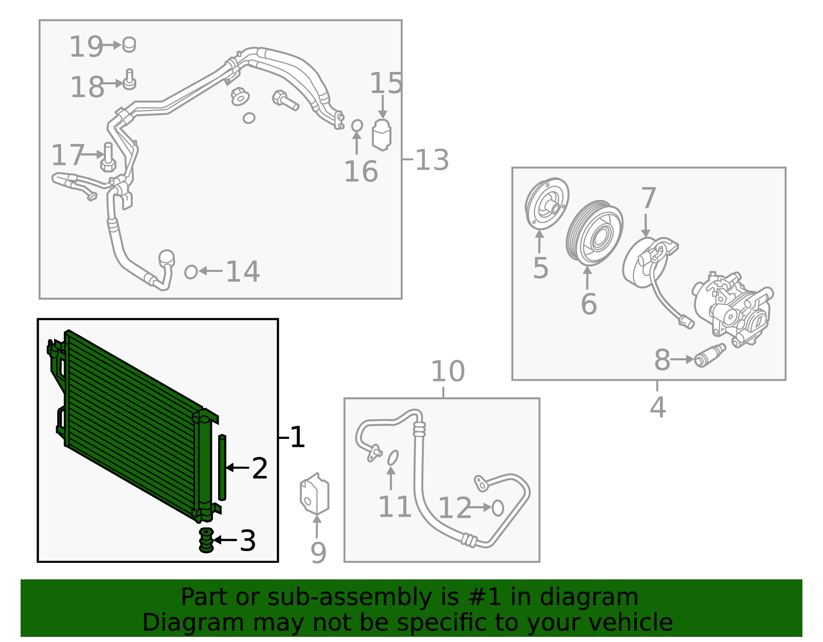 97606-D9950 - A/C Condenser 2020-2022 Kia Sportage | Kia.Parts Store