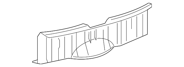 2012-2014 Toyota Yaris Tail Panel Trim 58387-52040-C0 | OEM Parts Online