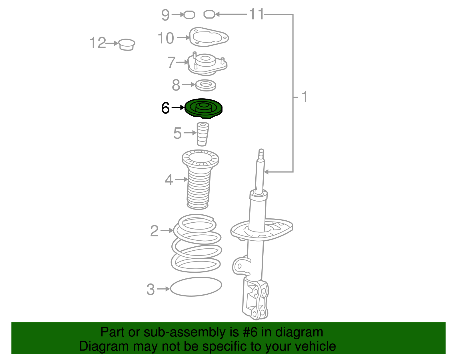2006-2016 Toyota Bearing 48619-42010 | OEM Parts Online