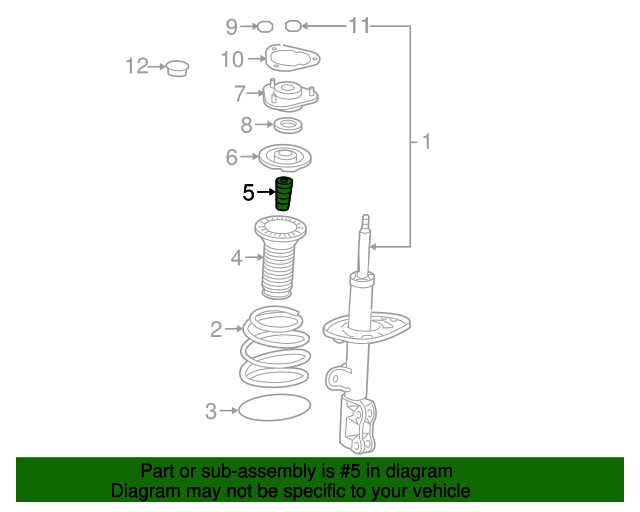 48331-0R010 - Bumper - 2006-2012 Toyota RAV4 | OEM Genuine Toyota Parts