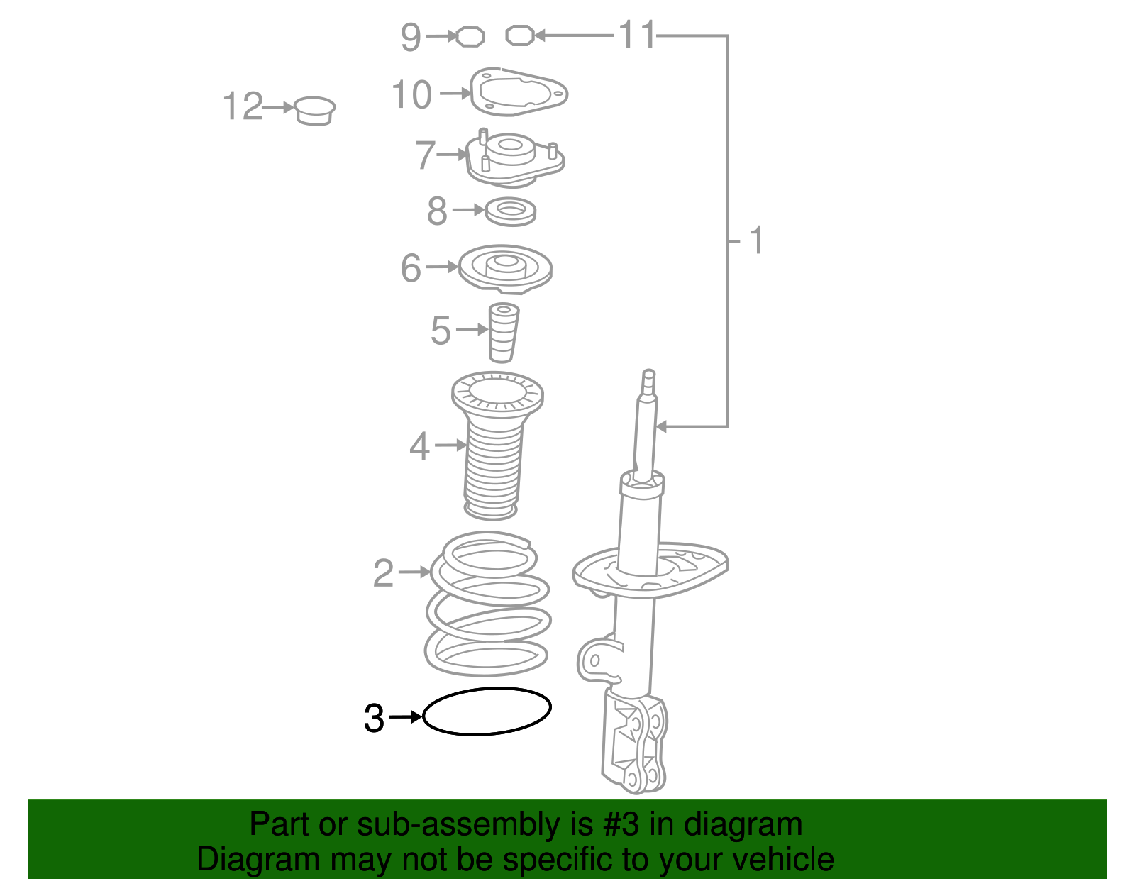 2006-2020 Toyota Insulator 48158-42010 | Toyota Parts Center