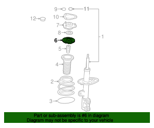 2006-2016 Toyota Bearing 48619-42010 | Toyota Parts Center