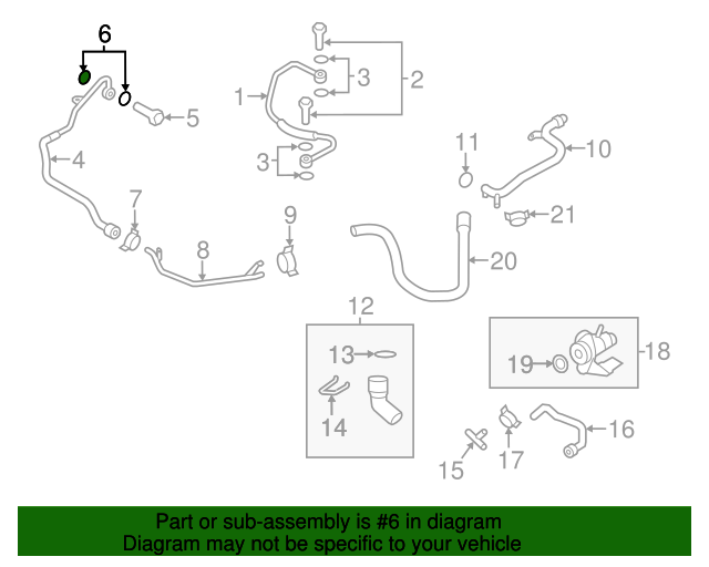 WHT-002-001 - Engine Coolant Pipe O-Ring 2008-2018 Audi | Euro Parts 4 Less