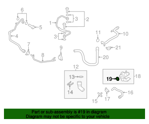 WHT-001-688 - Engine Water Pump Outlet Pipe O-Ring 2005-2024 Audi ...