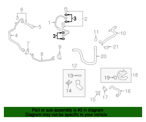N-013-814-9 - Hose & Tube Assembly O-Ring 1997-2018 Audi | AutoNation Parts