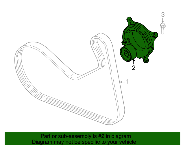 11-28-8-580-360 - Accessory Drive Belt Tensioner Assembly 2016-2023 BMW ...