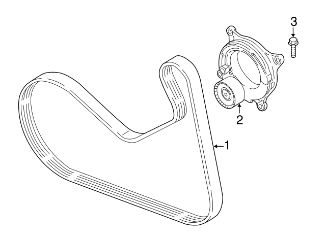 11-28-8-580-360 - Accessory Drive Belt Tensioner Assembly 2016-2023 BMW ...