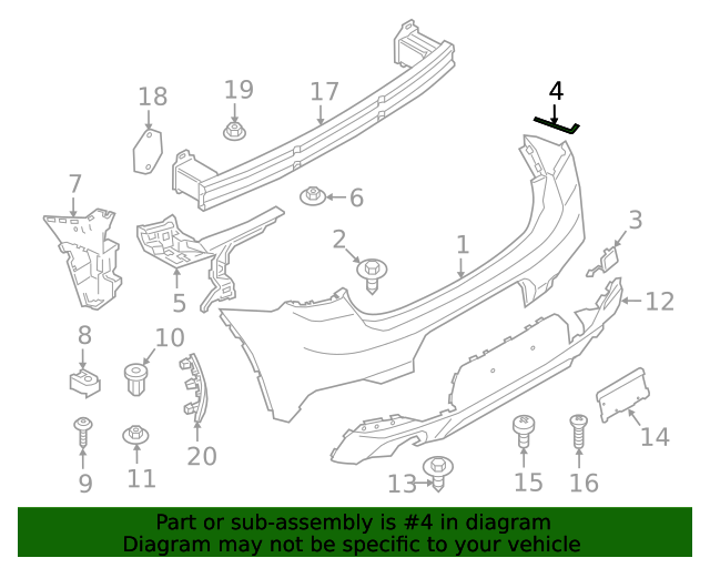 Genuine BMW 51-12-7-214-862 | Bumper Protection Pad | FREE Shipping on ...