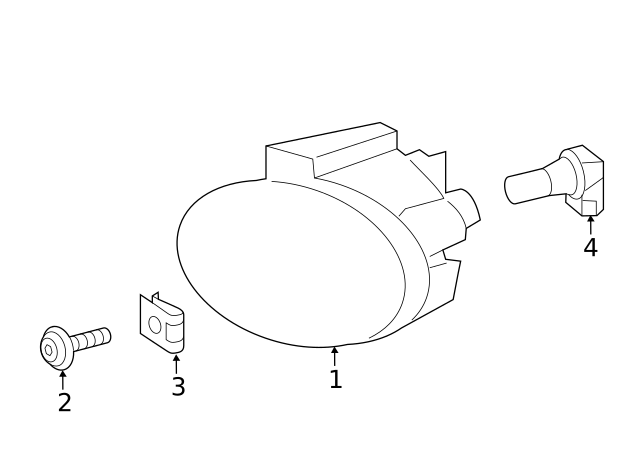 9109062600 - Fog Lamp Assembly 2019-2023 Mercedes-Benz | Mercedes-Benz ...