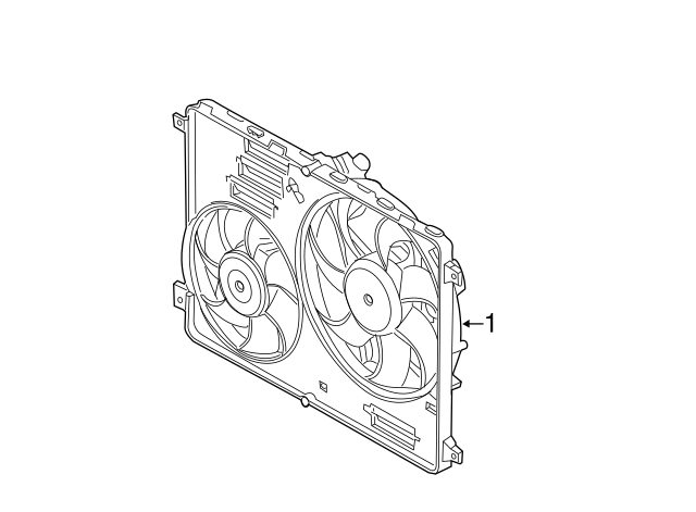 Genuine OEM Fan Assembly Part# LR100364 Fits 2012-2017 Land Rover: Up ...
