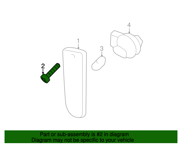 1988-2011 GM Multi-Purpose Bolt 11504655 GM | GMPartsDirect.com