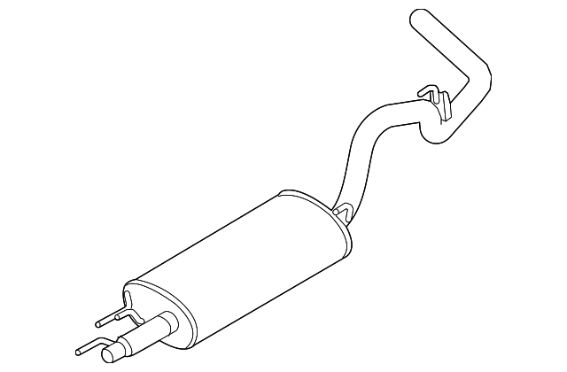 2021-2024 Ford F-150 Exhaust Muffler ML3Z-5230-B | OEM Parts Online