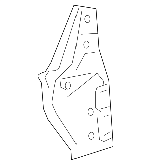 23401239 - Passenger Side Front Wheelhouse Panel Brace 2017-2024 GM ...