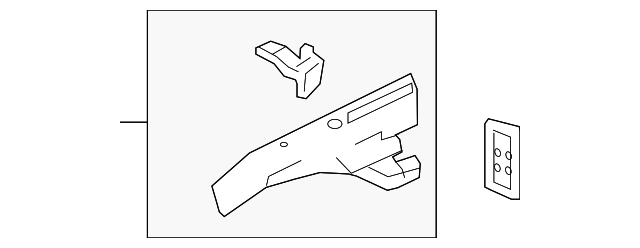 2019-2023 Chevrolet Blazer Passenger Side Fender Rail 84526337 ...