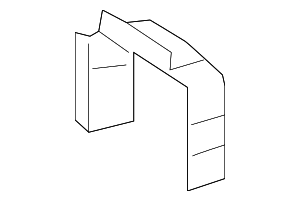 2017-2023 GM Passenger Side Front Compartment Inner Side Rail Front ...