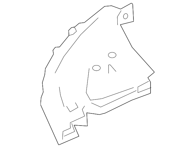 2017-2024 GM Front Passenger Side Wheelhouse Front Panel 84712719 ...