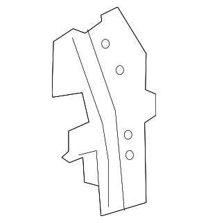 2017-2024 GM Passenger Side Front Compartment Inner Side Rail Extension ...