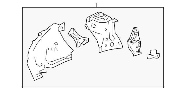 2019-2024 GM Front Passenger Side Wheelhouse Panel 84712717 GM ...