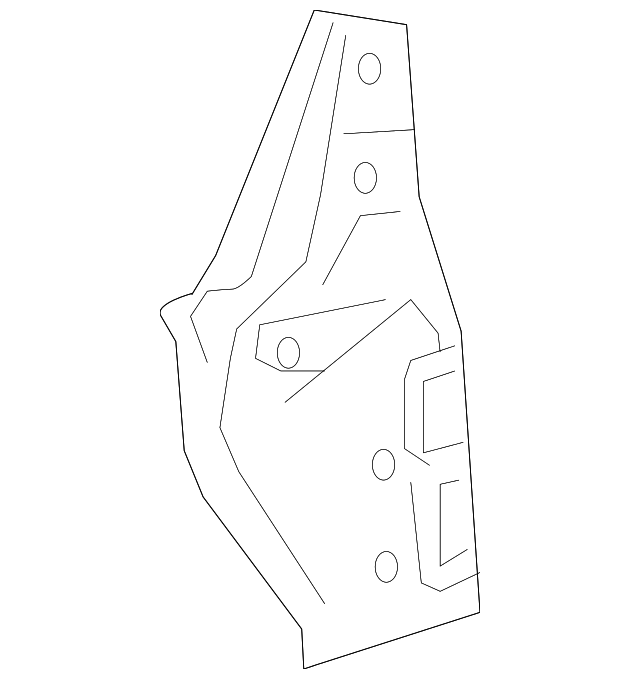 2017-2024 GM Front Driver Side Wheelhouse Panel Brace 23401238 GM ...