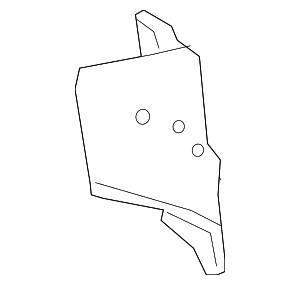 22864389 - Driver Side Front Engine Compartment Inner Rail ...