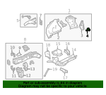 2017-2023 GM Apron Reinforced Bracket 23266753 GM | GMPartsDirect.com