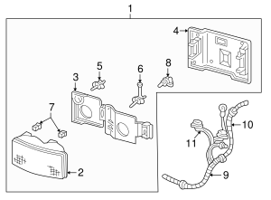 12101898 - Multi-Purpose Pigtail - 1992-2021 GM | World Parts Direct