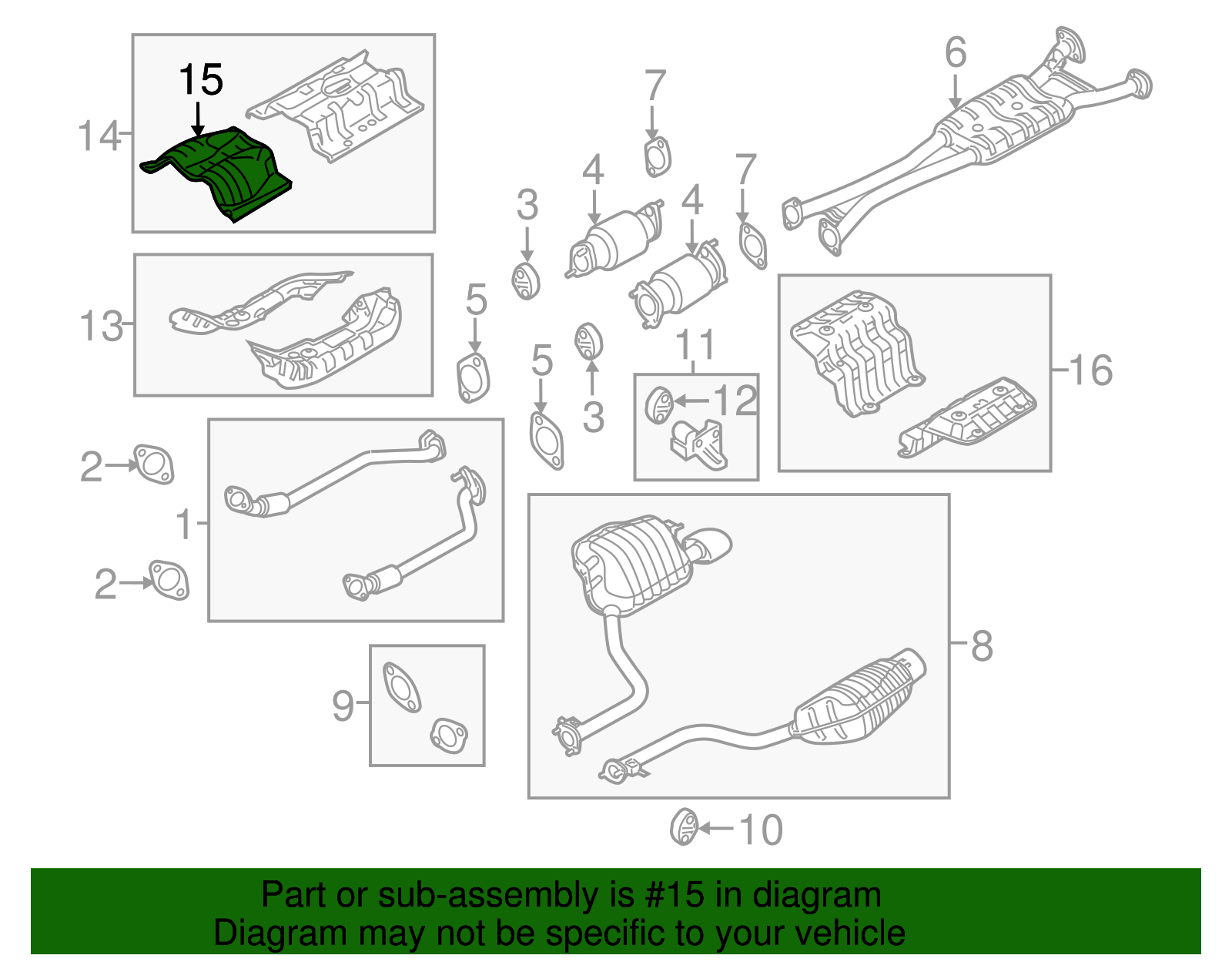 2009-2016 Hyundai Heat Shield 28793-3M000 | OEM Parts Online