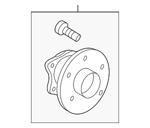 Genuine Toyota Hub & Bearing part# 42450-02170 for 2009-2019 Toyota ...