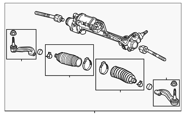 84560502 - Electric Belt Drive Rack and Pinion Steering Gear 2017-2019 ...