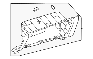 55509-0E070-C0 - Glove Box 2024 Toyota Highlander | Longo Toyota Parts
