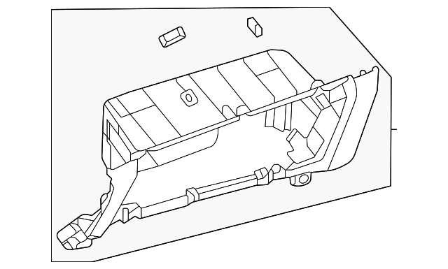 55509-0E070-C0 - Glove Box 2024 Toyota Highlander | Longo Toyota Parts