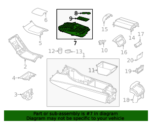 223-680-23-07 - Console Compartment 2022-2023 Mercedes-Benz ...