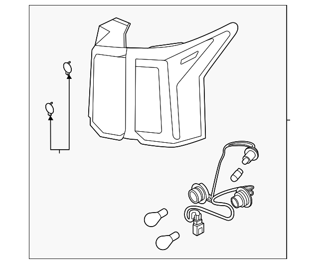 92410 R5000 - Tail Lamp Assembly 2021-2023 Kia Sorento | Kia.Parts Store