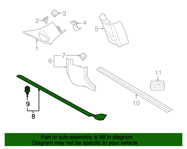 51-47-7-298-800 - Scuff Plate - 2014-2022 Mini Cooper | BMWPartsHub
